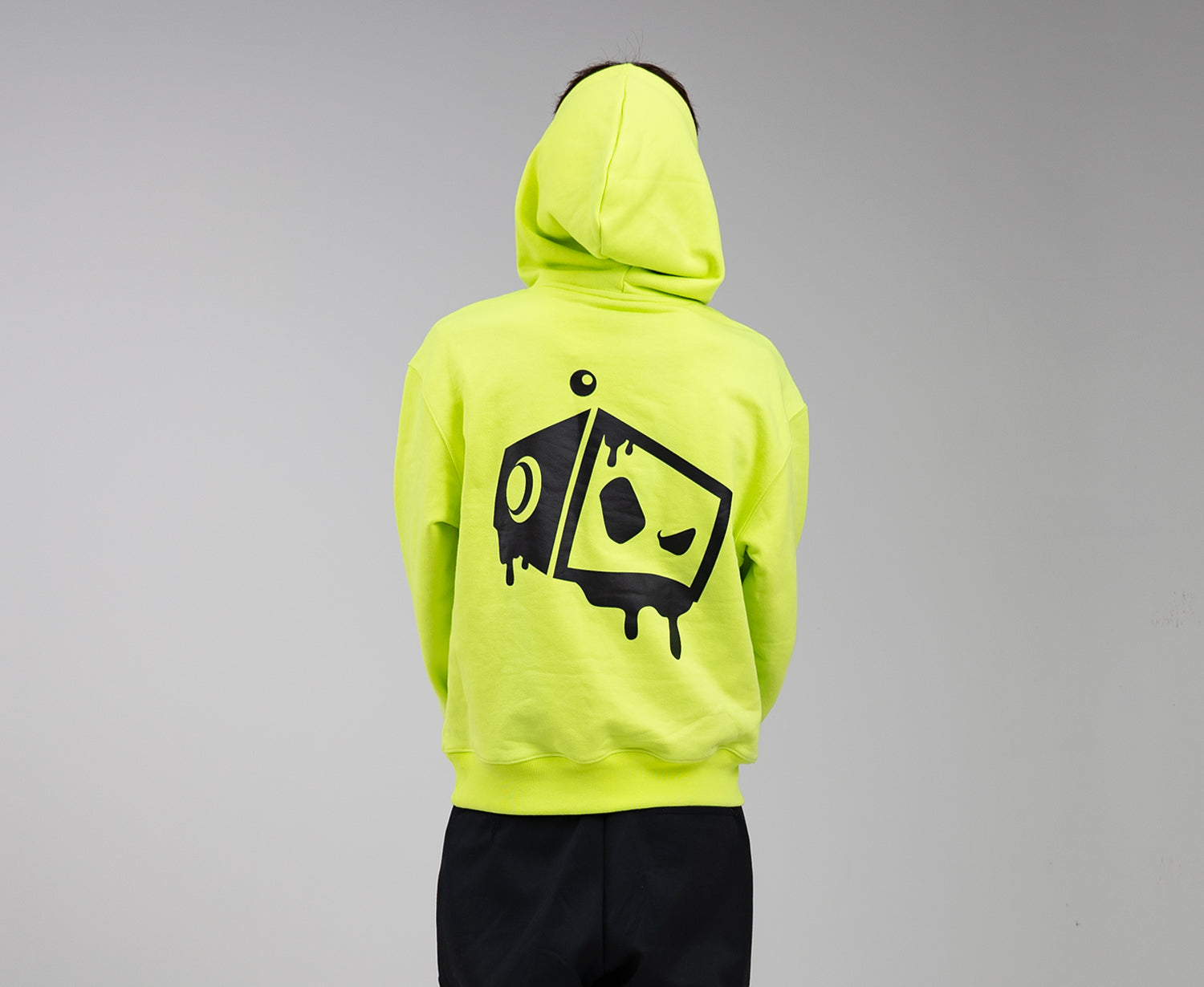 Neon Yellow Creamy Head Hoodie – tinybotvinyl